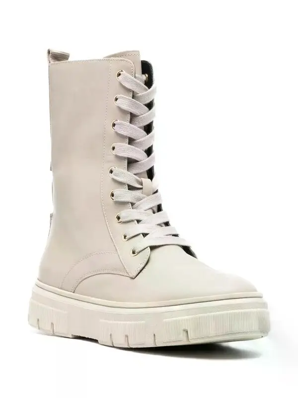 Geox Isotte Lace-up Combat Boots