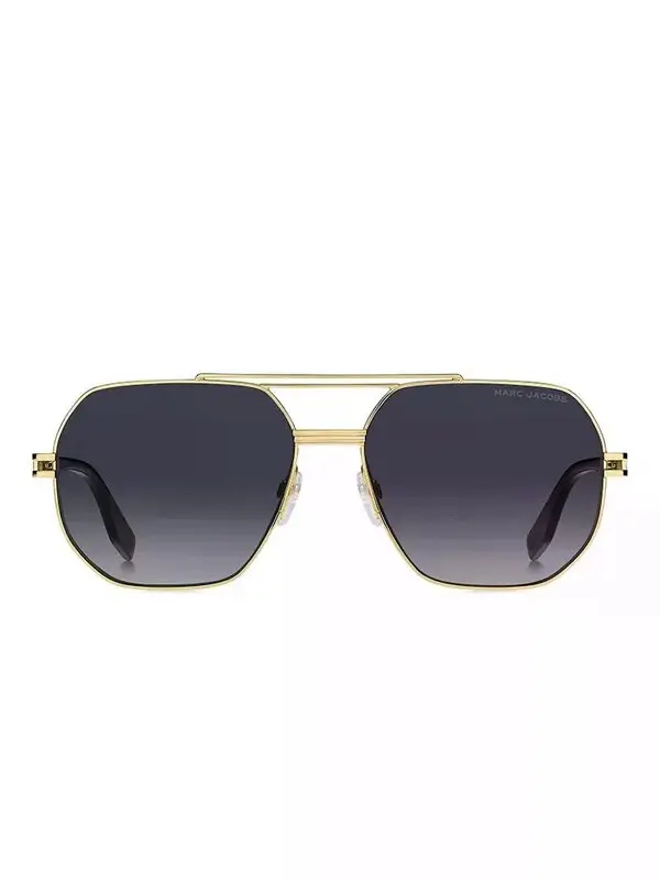 Marc Jacobs Octagonal Sunglasses - Gold