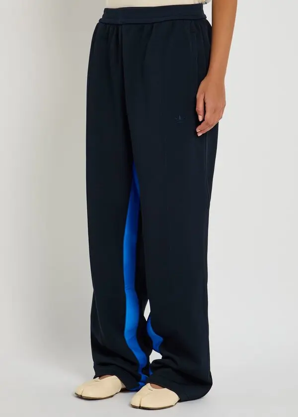 WALES BONNER Adidas X Piqué Jersey Track Trousers - Navy