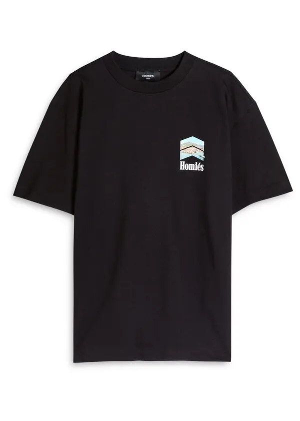 HOMIES MARBELLA Racing Special Edition Printed Cotton T-shirt - Black