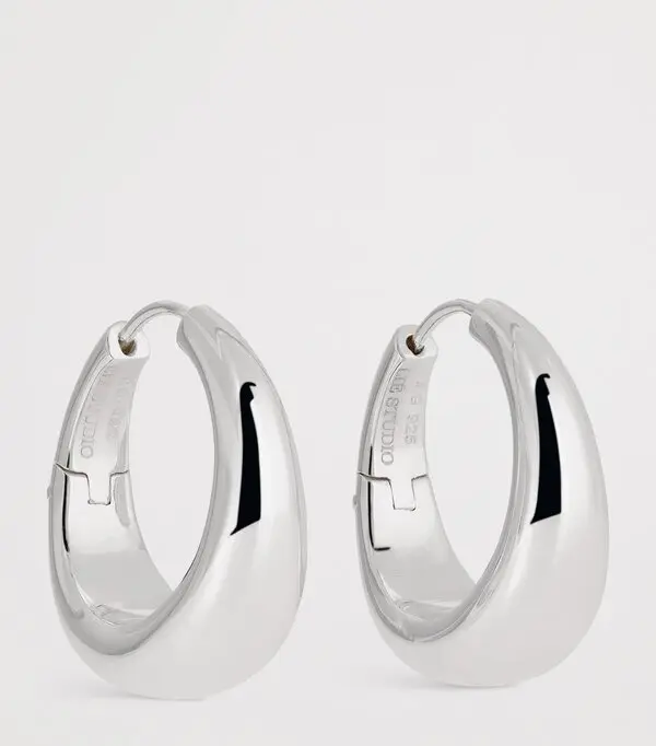 Lié Studio The Andrea Hoop Earrings - Silver