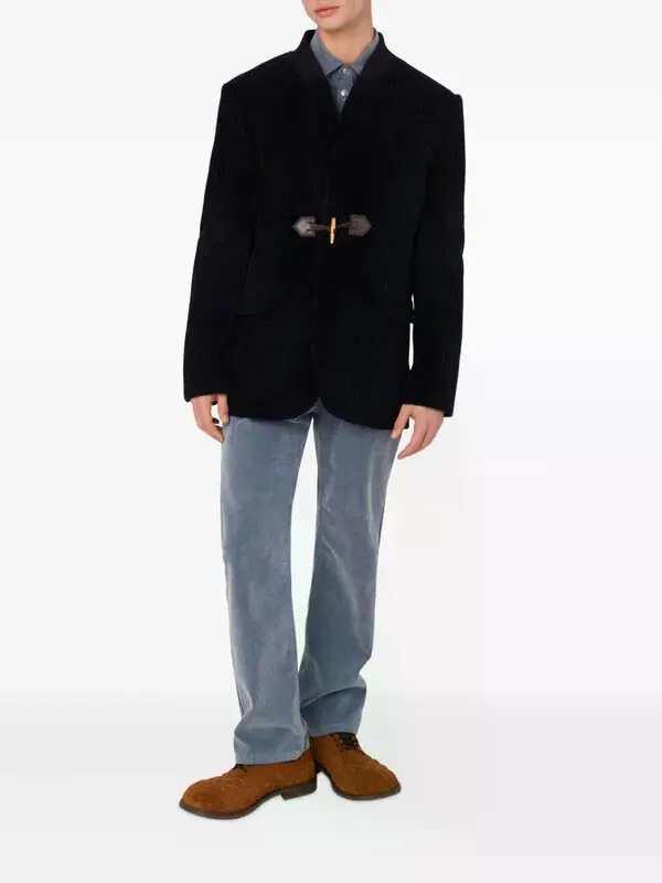 Moschino Corduroy Toggle-fastening Blazer