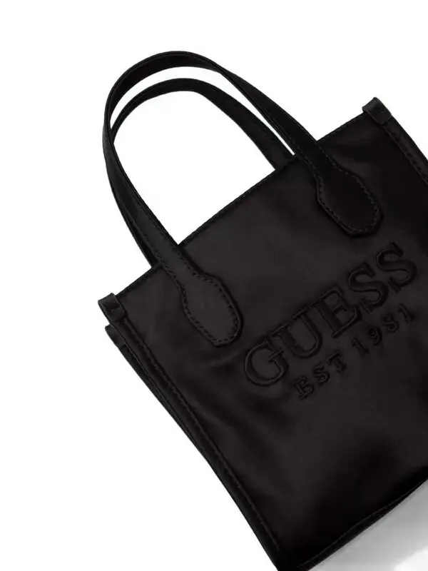Guess Logo-embroidered Tote