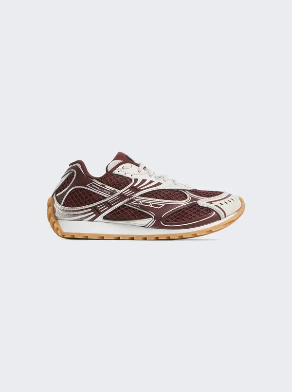 Bottega Veneta Orbit Runner Sneakers - Burgundy