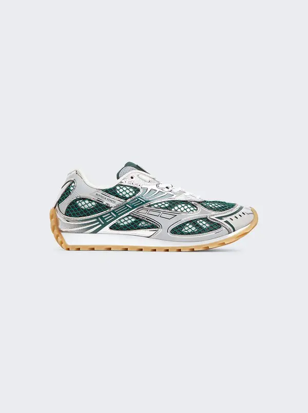 Bottega Veneta Orbit Runner Sneakers - Silver
