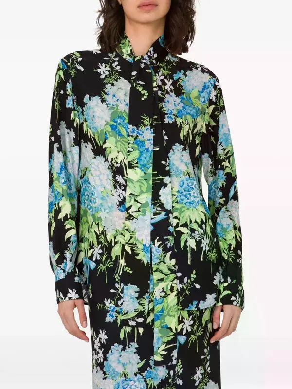 Moschino Printed Silk Shirt