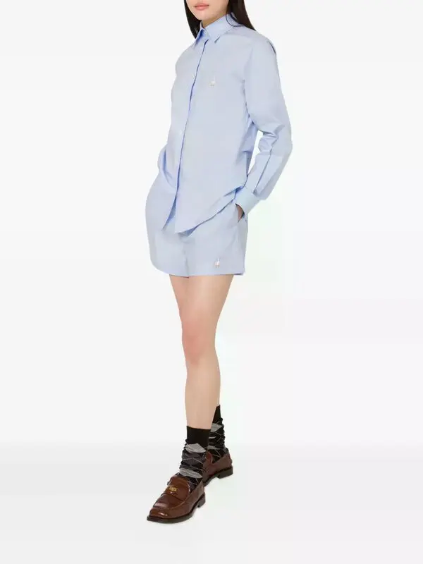 Moschino Goose Poplin Shirt - Blue
