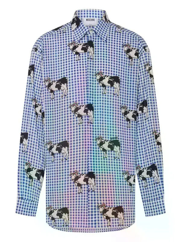 Moschino Checked Button-up Shirt