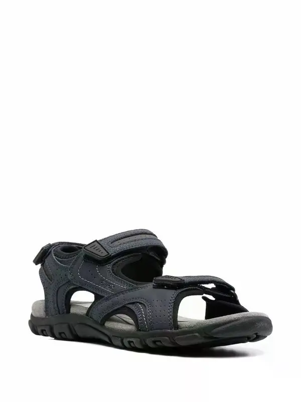 Geox Embossed-logo Sandals - Blue