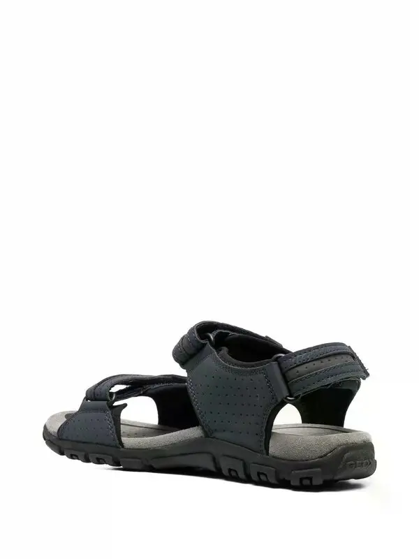 Geox Embossed-logo Sandals - Blue