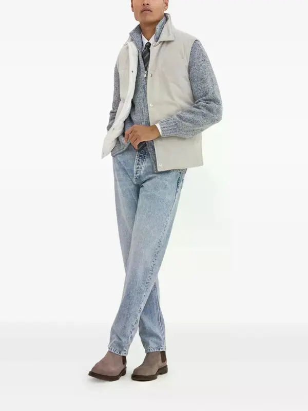 Brunello Cucinelli Logo-patch Jeans - Blue