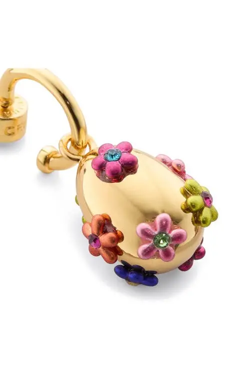 Kurt Geiger Floral Egg Drop Earrings