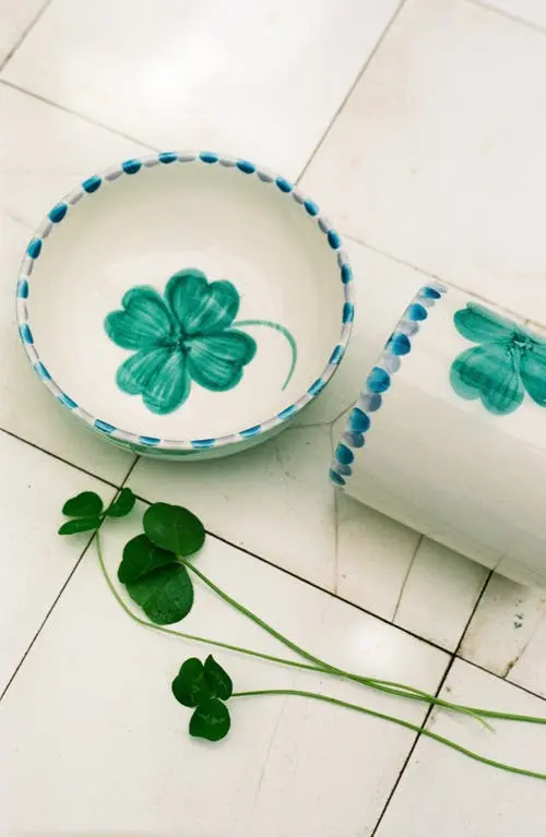 RICE BY RICE Set Of 6 Hand-painted Ceramic Bowls