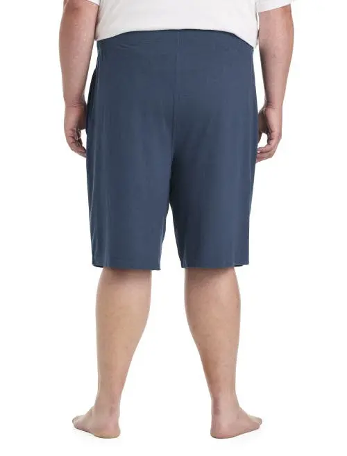 HARBOR BAY BY DXL Big & Tall Lounge Shorts - Navy Heather