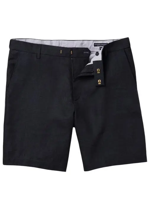 CHARLES TYRWHITT Linen Shorts - Dark Navy
