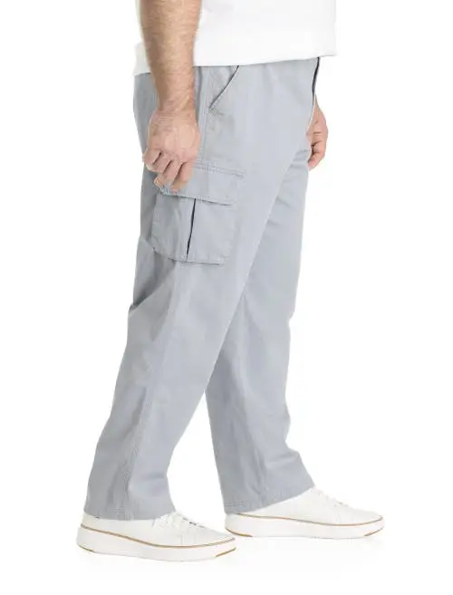 TRUE NATION BY DXL Big & Tall Relaxed Fit Cargo Pants - Tradewinds