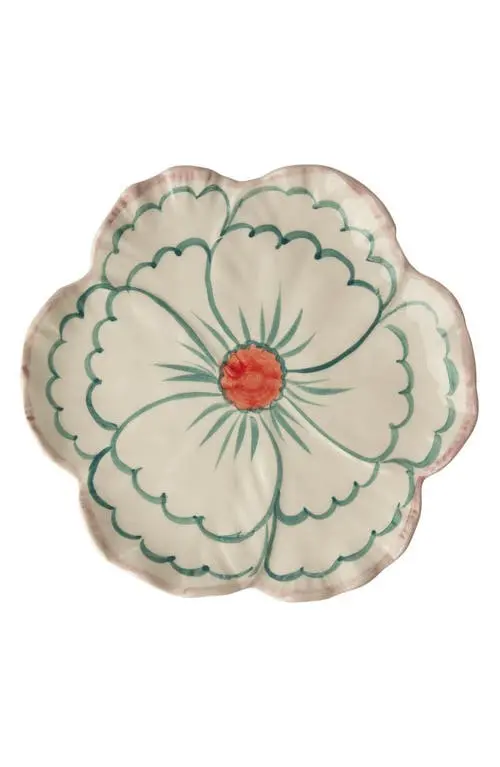 RICE BY RICE Set Of 4 Flower Shaped Side Plates - Multi