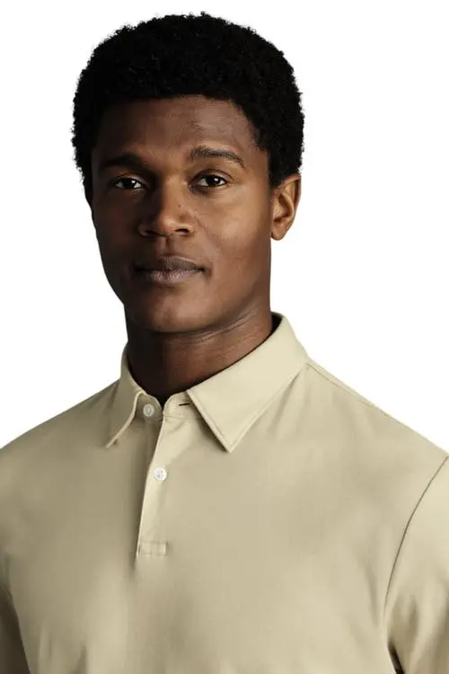 CHARLES TYRWHITT Smart Jersey Polo - Light Tan