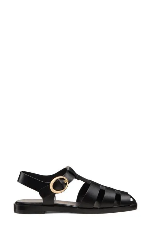 STUART WEITZMAN Villa Fisherman Sandal - Black