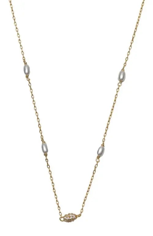 Argento Vivo Mini Station Fireball Necklace - Gold