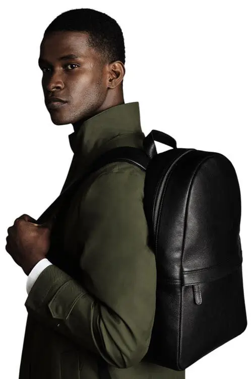 CHARLES TYRWHITT Leather Backpack