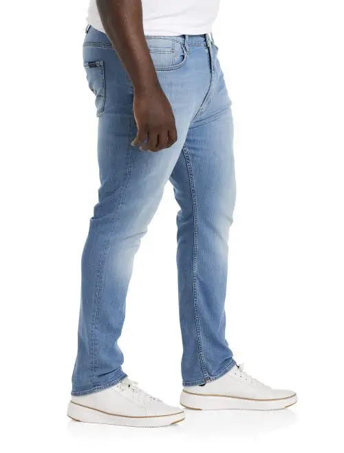 7 For All Mankind Big & Tall Straight Leg Jeans - Pacific Blue