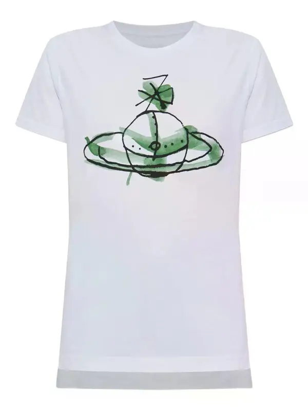 VIVIENNE WESTWOOD Logo-print T-shirt - White