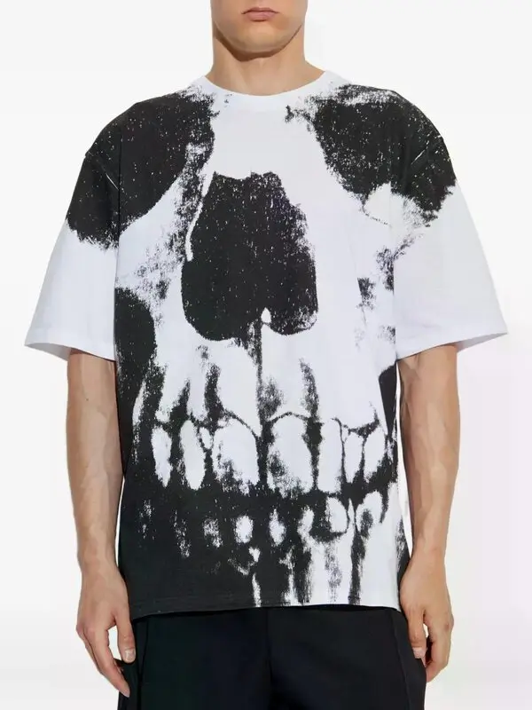 Alexander McQueen Skull-print T-shirt - White
