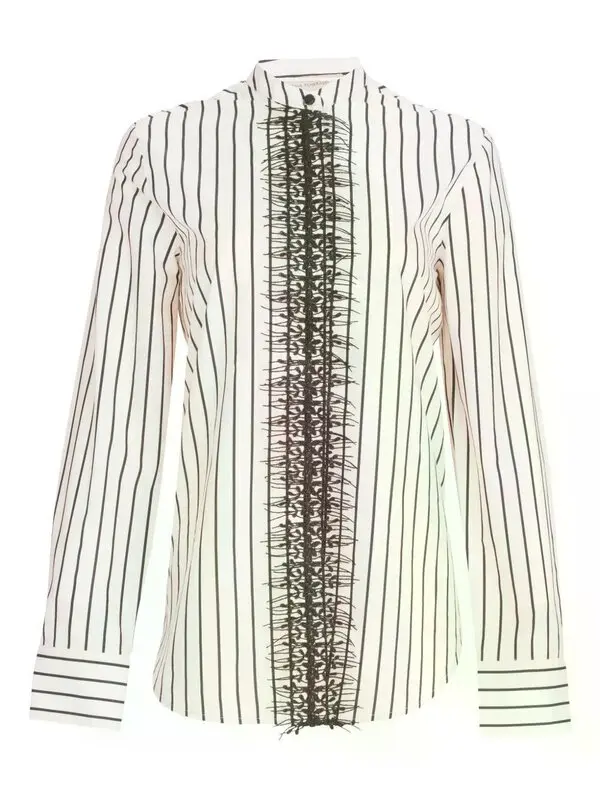 Silvia Tcherassi Isabell Striped Blouse - Black