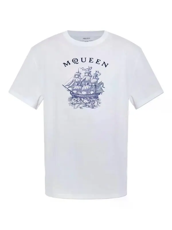 Alexander McQueen Graphic-print T-shirt - White