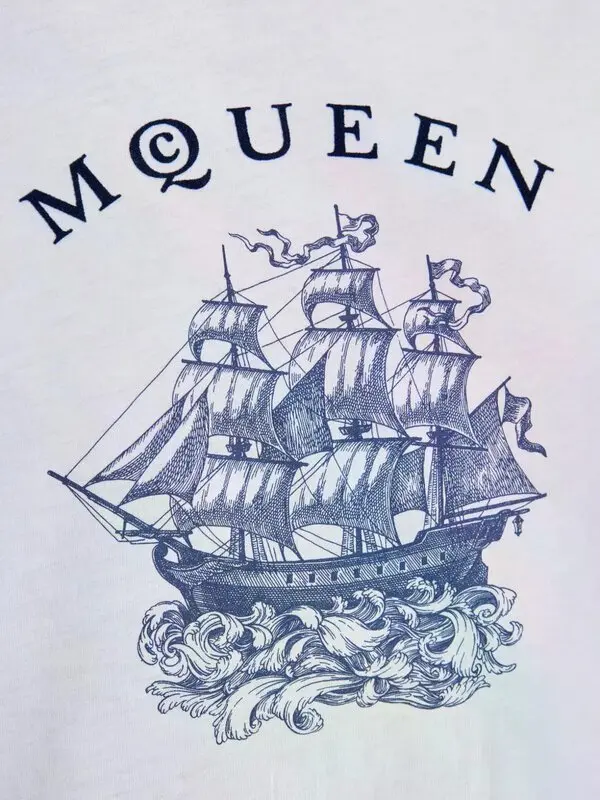 Alexander McQueen Graphic-print T-shirt - White