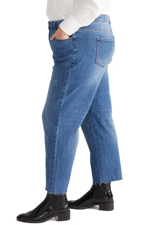 Universal Standard Etta High-waist Straight-leg Ankle Jeans - Camden Blue