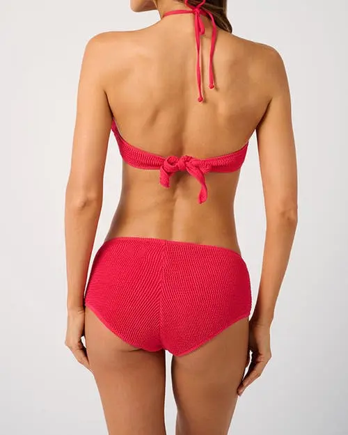 WeWoreWhat Cross Front Bandeau Bikini Top