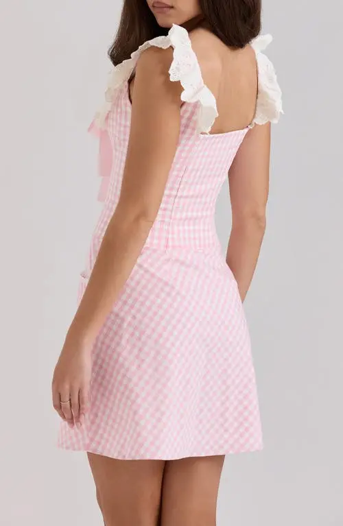 House Of Cb Astra Ruffle Mini Dress