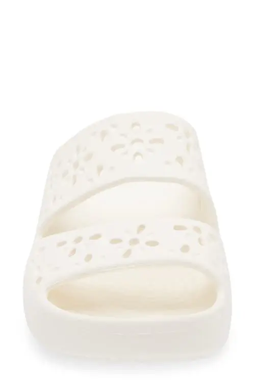 CROCS Classic Floral Cutout Slide Sandal