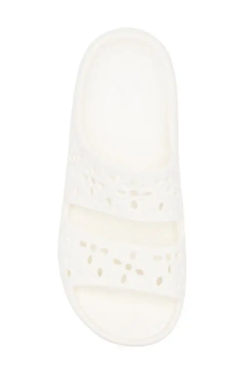 CROCS Classic Floral Cutout Slide Sandal