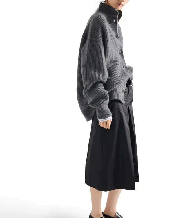 Prada Flared Re-nylon Skirt