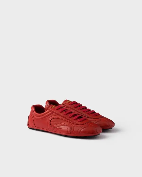 Prada Montecarlo Re-edition 2005 Nappa Sneakers - Red