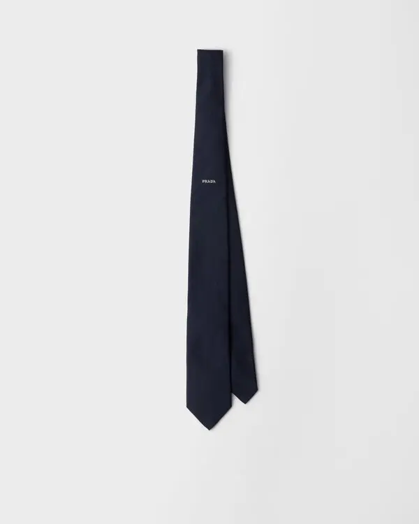 Prada Neck Tie - Navy
