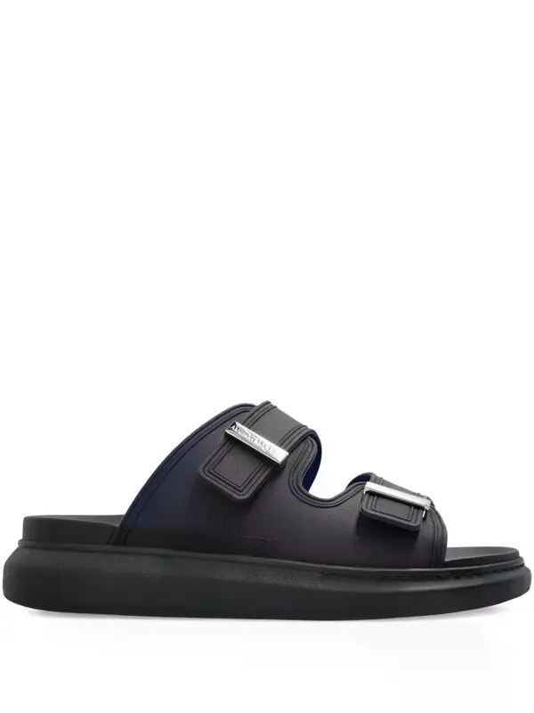 Alexander McQueen Round-toe Sandals - Black