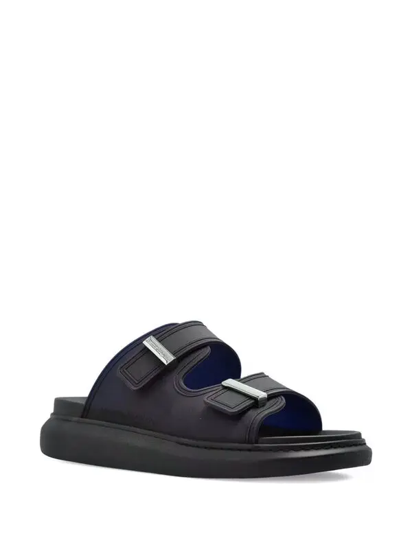 Alexander McQueen Round-toe Sandals - Black