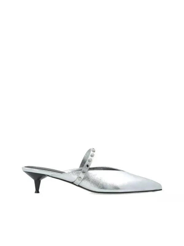 Alexander McQueen Leather Heeled Pumps