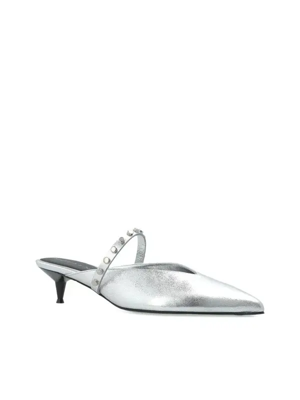 Alexander McQueen Leather Heeled Pumps