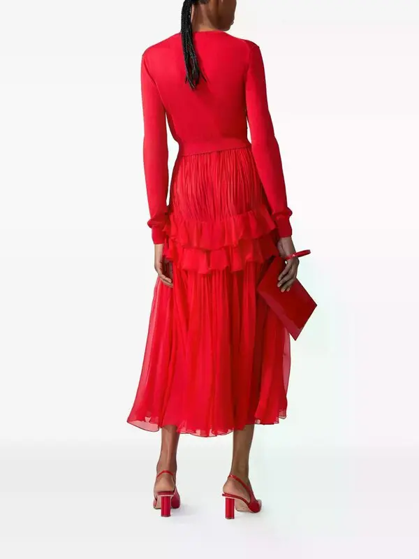 Carolina Herrera Ruffle-detailed Midi Skirt