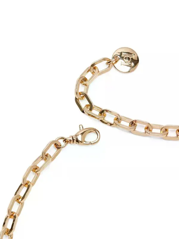 Carolina Herrera Flower Cluster Chain Necklace