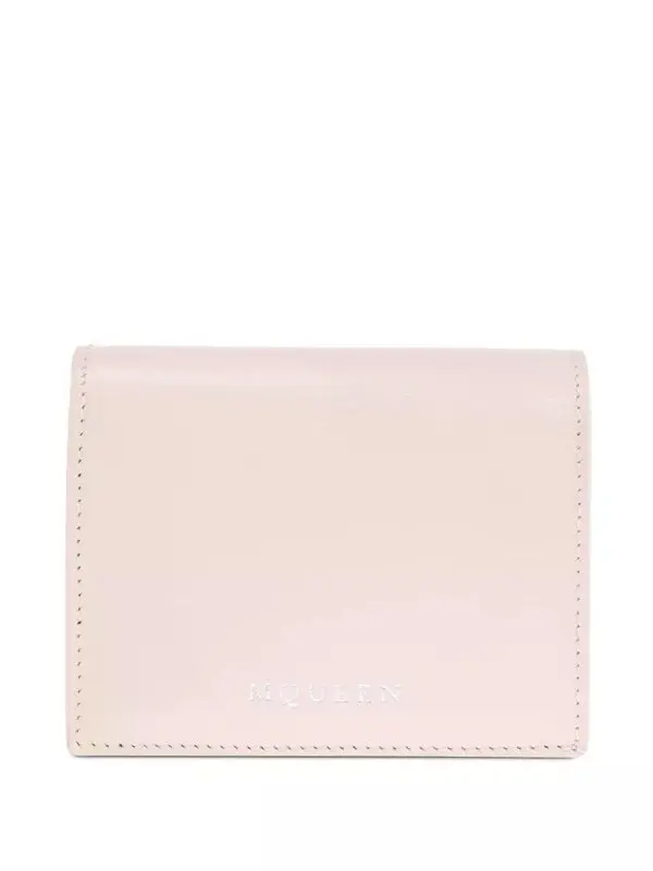 Alexander McQueen Leather Wallet - Pink