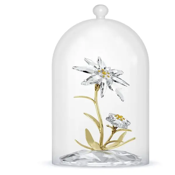 SWAROVSKI Florere 130th Anniversary Bell Jar - Gold Tone