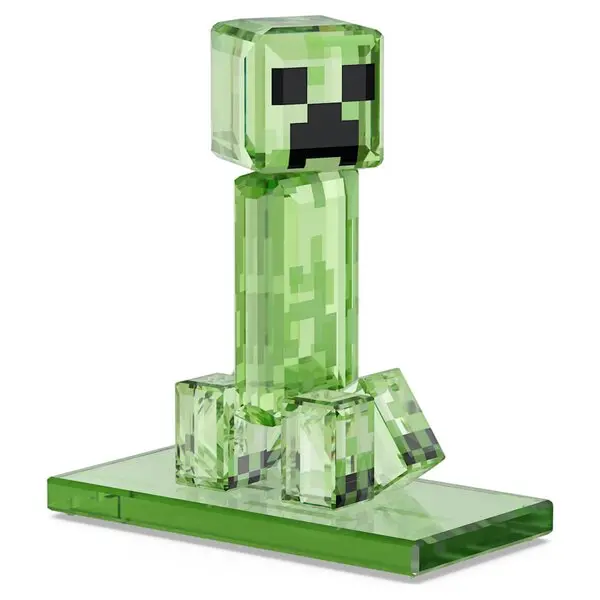 SWAROVSKI Minecraft Creeper Figurine - Green