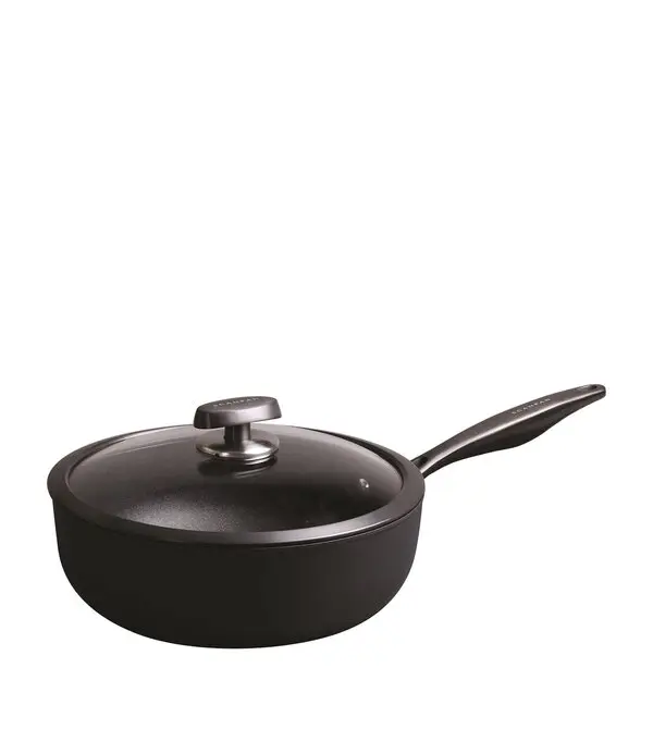 SCANPAN Pro Sb+ Deep Sauté Pan With Lid - Black