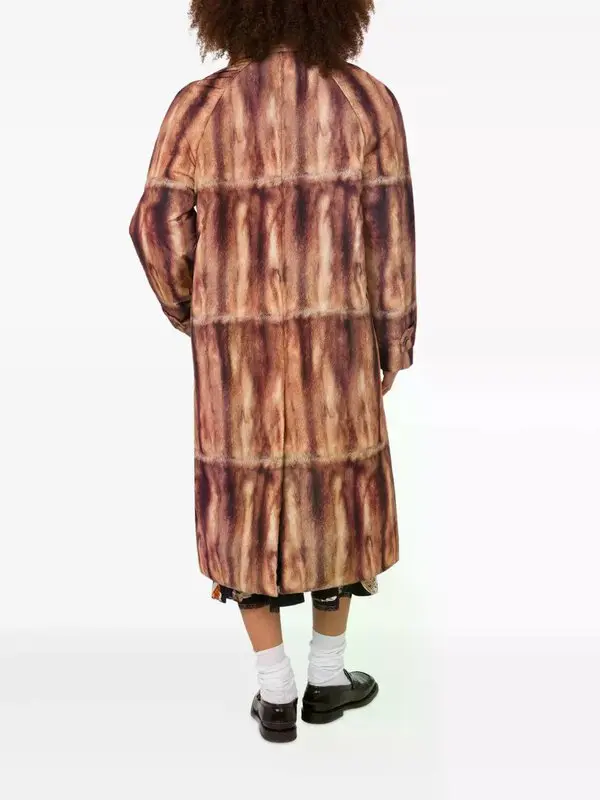 Moschino Abstract Printed Coat